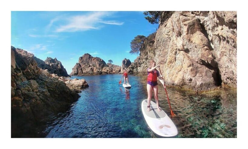 Tossa de Mar: Guided Route in Paddle Surfing&Coves and Caves - Safety and Comfort