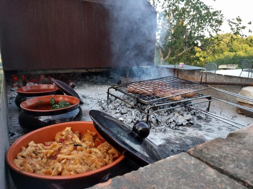 TOUR AND LUNCH AT THE CELLAR, SAUSAGES BY THE VINEYARD - Key Points