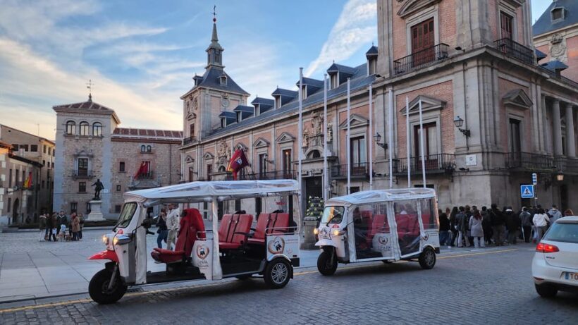 Tour Madrid: Secrets in a Electric Tuk Tuk - Key Points