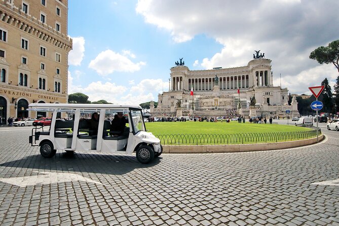 Tour of Rome in 7 Seater Golf Cart - Booking and Payment Details