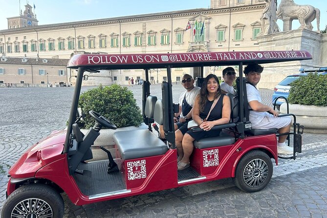Tour of Rome in Golf Cart: Seven Hills of Rome - Ending at Romes Oldest Café