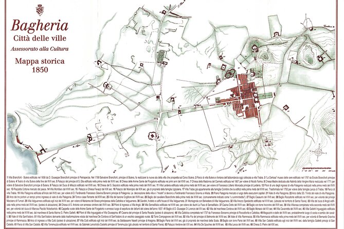 Tour of Villa Palagonia and Street Food itinerary in Bagheria - Practical Details: What to Expect