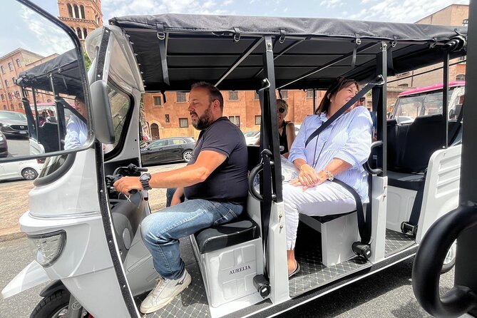 Tour privato di 3 ore al centro di Roma con un E-Tuk elettrico - FAQ