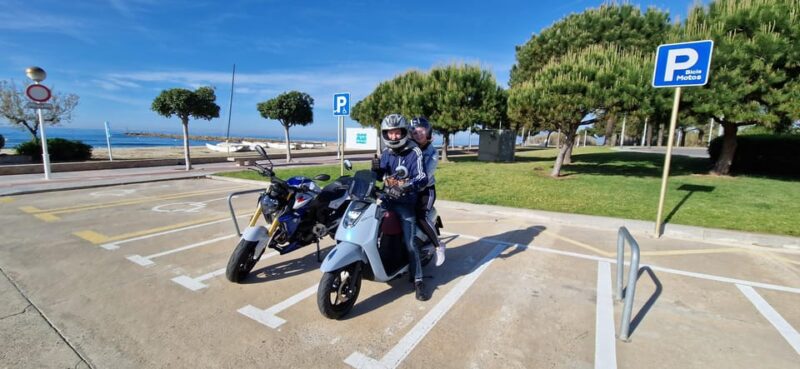 Tour scooter 125cc guided Cambrils village with hotel pickup - The Sum Up