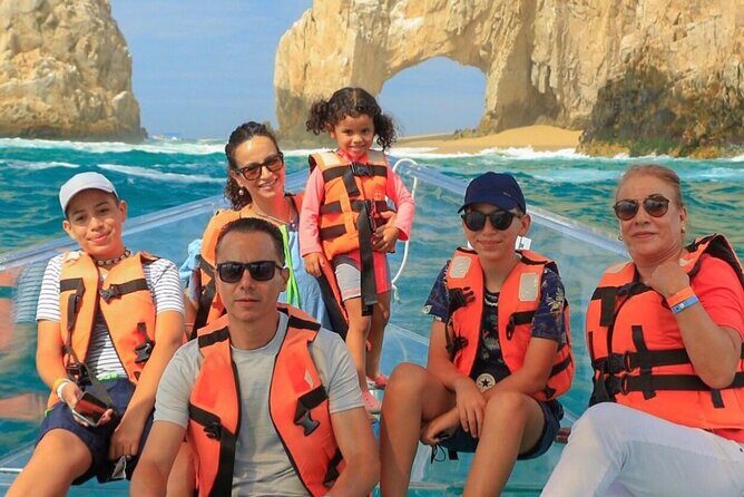 Tour the Arch, Land's End and more in Cabo's original Clear Boat - FAQ