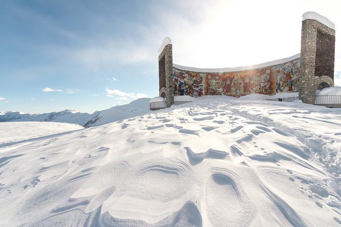 Tour to Kazbegi Ananuri Zhinvali Gudauri Full Day - Paragliding and Cable Car Options