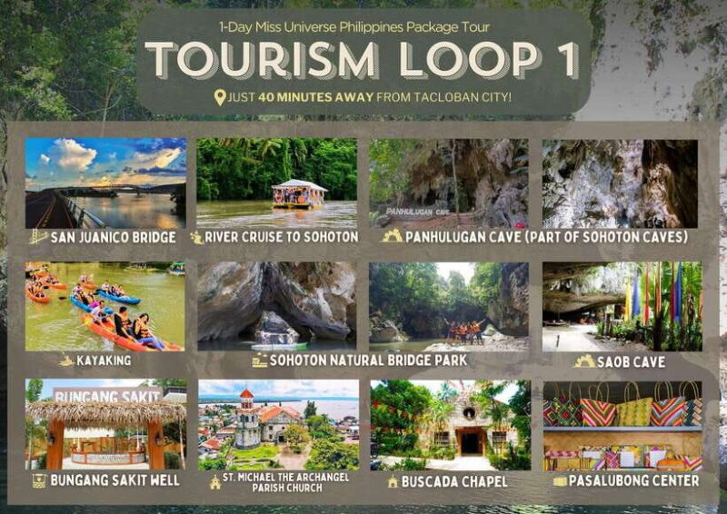 Tourism Loop 1: Miss-U Philippines 1 Day Tour - Key Points