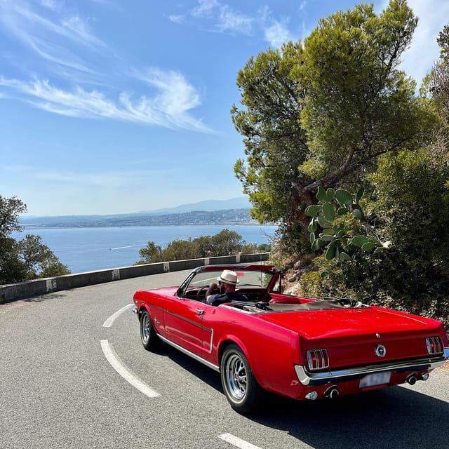 Tourist tour on French Riviera in a Ford Mustang convertible - Analyzing the Cost and Value