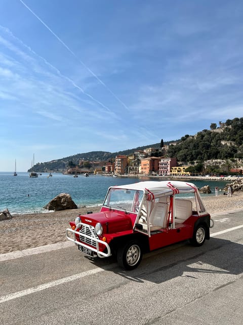Tourist tour on French Riviera in a Mini Moke convertible - Key Points