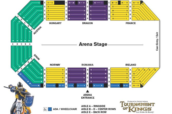Tournament of Kings Dinner and Show at Excalibur Hotel and Casino - Dinner Menu and Dining Experience