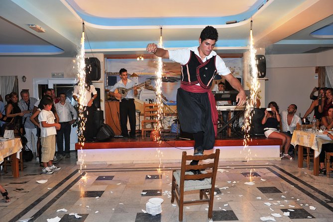 Traditional Greek Night Live Music & Dinner Show in Santorini - Entertainment Highlights