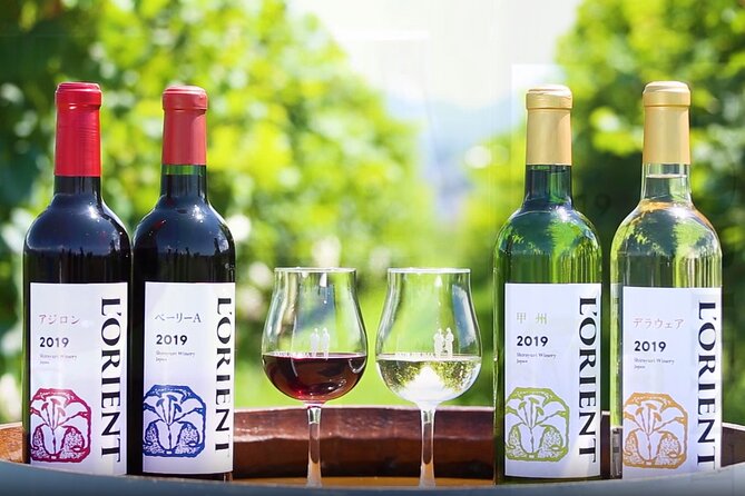 Train and Taxi Grape Temple and Winery Tour in Yamanashi - Key Points