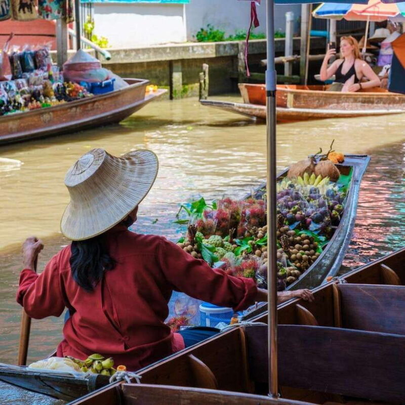 Train Market, Floating Market, and Salt Lake Tour by driver - Damnoen Saduak Floating Market: A Historic Waterway
