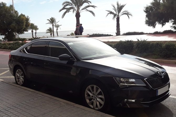Transfer from Benidorm to Alicante airport in private Sedan car max. 3 passengers - Key Points