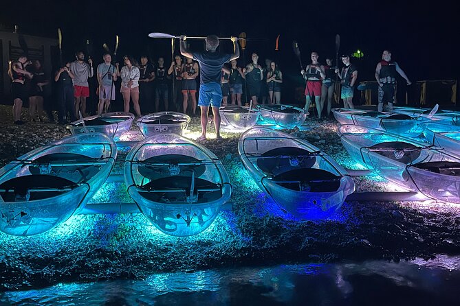 Transparent Kayak Night Glow Experience from Pula - The Sum Up