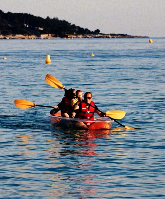Transparent Kayak Rental (two-seater) - Exploring the French Riviera from a Kayak