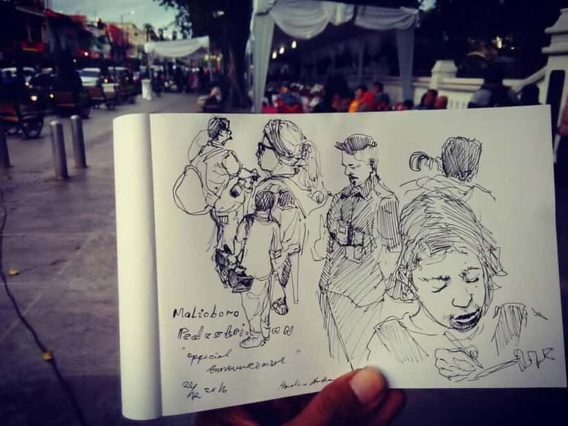 TravelSketch Yogyakarta: Guided Walking Tour & Sketching - The Atmosphere and Real Traveler Feedback