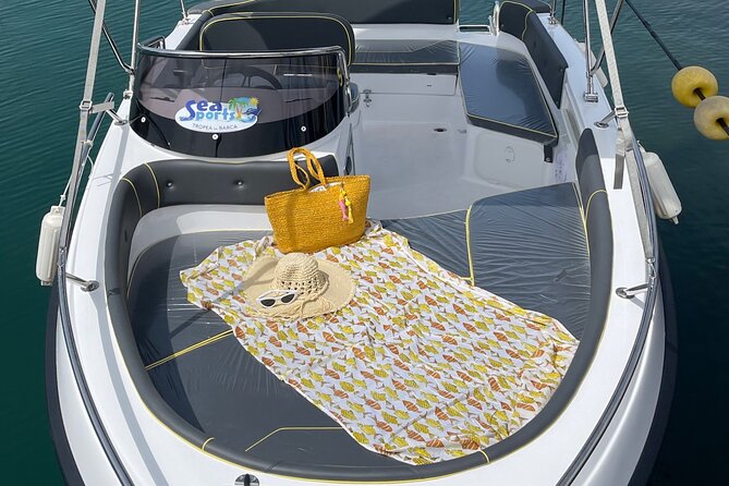 Tropea: Rent a New Marinello Boat. 4 Unforgettable hours, 5 seats - Key Points