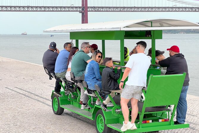 Tropical BeerBike in Tejo River Lisbon - Beverages and Guided Tour