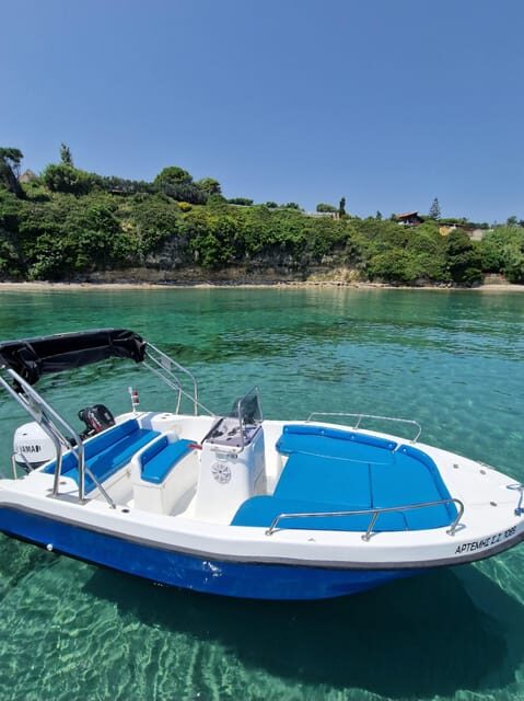 Tsilivi: Full Day Boat rental to Shipwreck & Blue Caves - Key Points