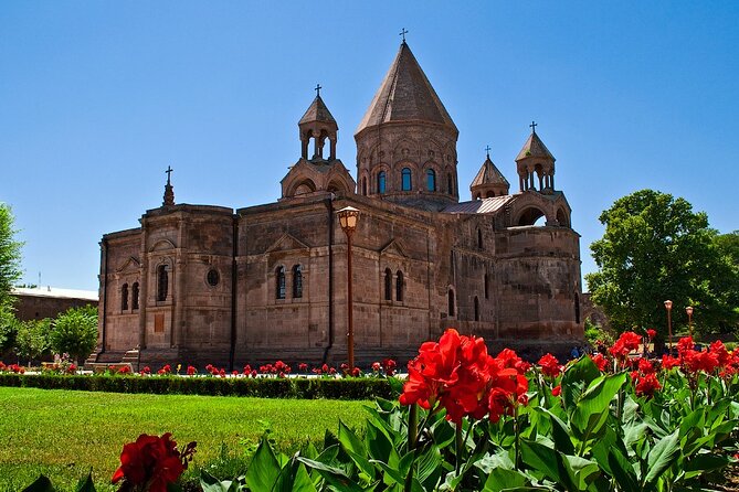 Tsitsernakaber-Hripsime-Echmiatsin-Noy brandy factory - Introducing Armenia’s Spiritual and Cultural Treasures: A Tour of UNESCO Sites and Noy Brandy Factory