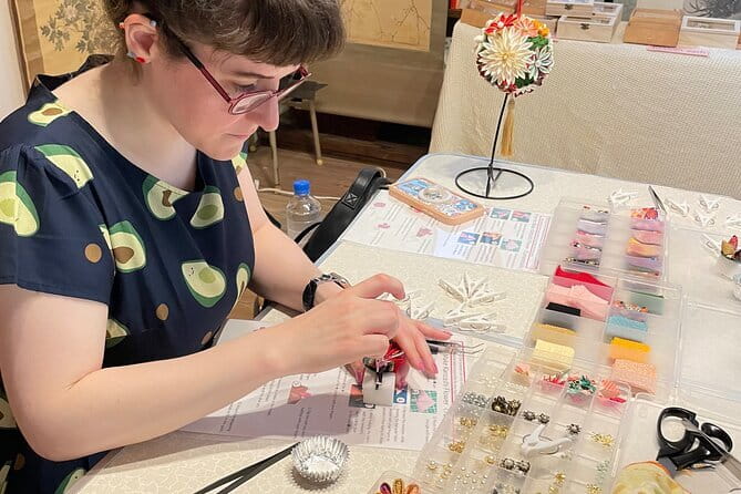 Tsumami Zaiku (Kanzashi) making Workshop in Abeno Osaka - The Sum Up