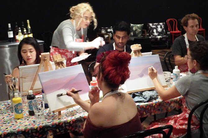 Tuesday Paint and Sip Art Sessions Brisbane - The Experience: A Closer Look