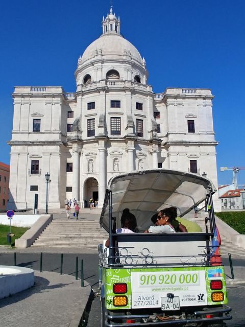 Tuk Tuk Lisbon: 3H00 Lisbon Charms - The Charm of a Tuk-Tuk Tour in Lisbon