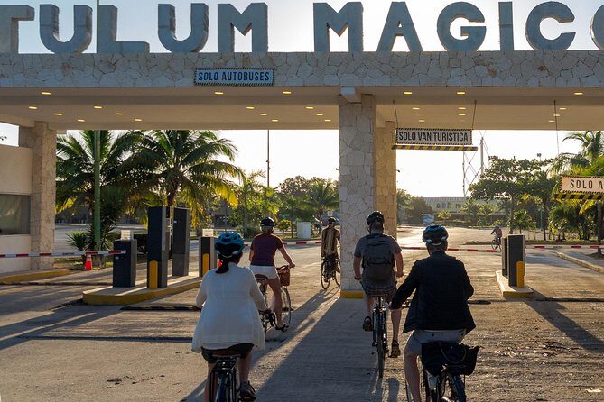 Tulum Bike Tour Tulum Maya Ruins Cenote Swimming Pueblo History Art Tacos Lunch - The Sum Up