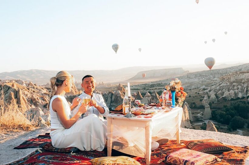 Turkish breakfast under balloons - Introduction