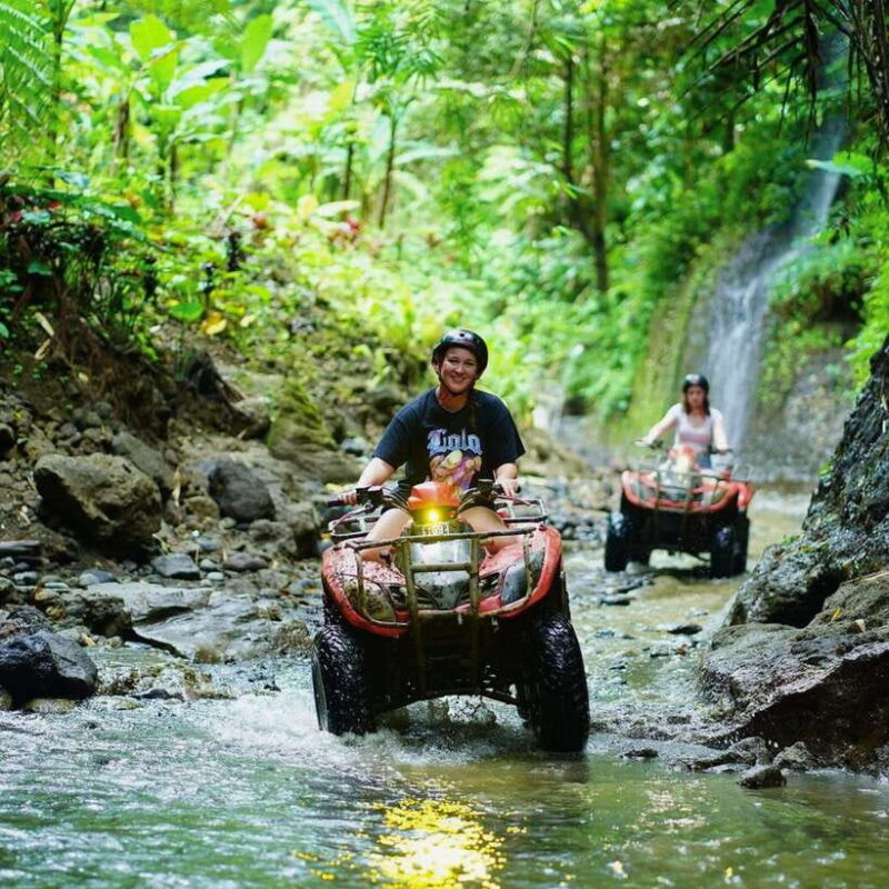 Ubud Bali ATV Alasan Adventure Gorila Cave & Cretya Pool Bar - Key Points