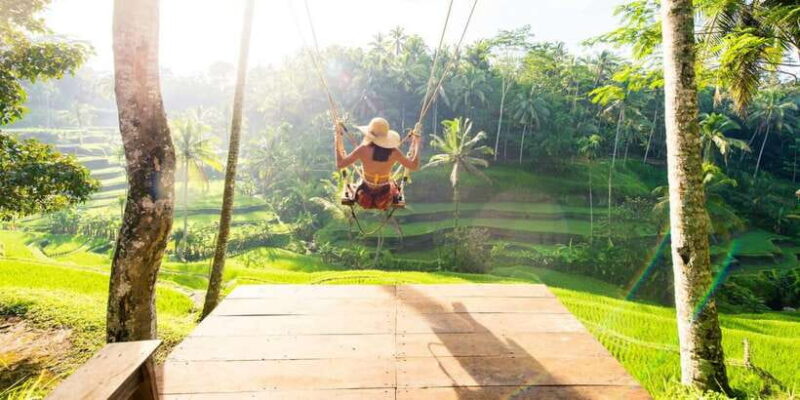 Ubud: Gorilla Face Quad Bike, Jungle Swing, Waterfall & Meal - Lunch and Comfort Before Returning