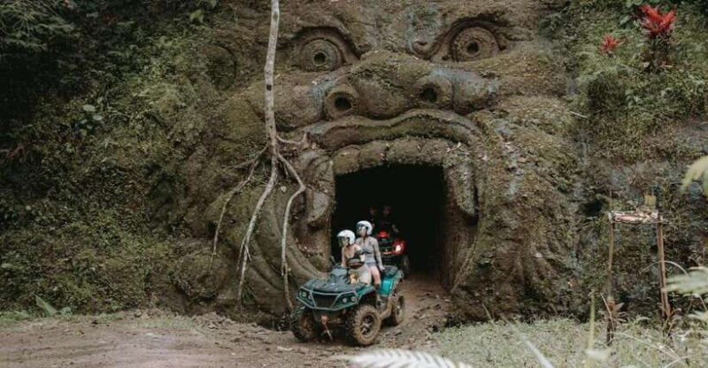 Ubud: Jungle ATV Adventure Waterfall Gorilla Cave and Lunch - Key Points