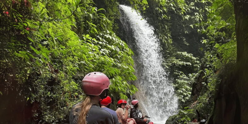 Ubud: Jungle, Waterfall, and Tunnel ATV Tour & Lunch Options - The Cave and Waterfall Highlights