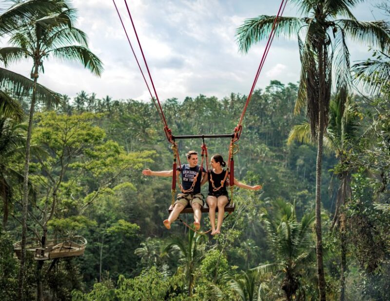 Ubud: Monkey Forest Sanctuary & Jungle Swing Tour - Key Points