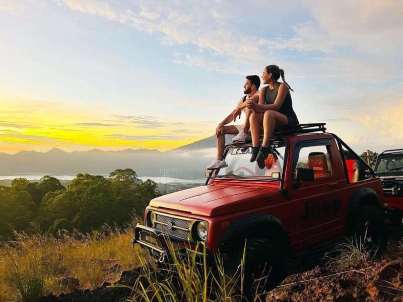 Ubud: Mount Batur Jeep Sunrise and Natural Hot Spring Tour - Key Points