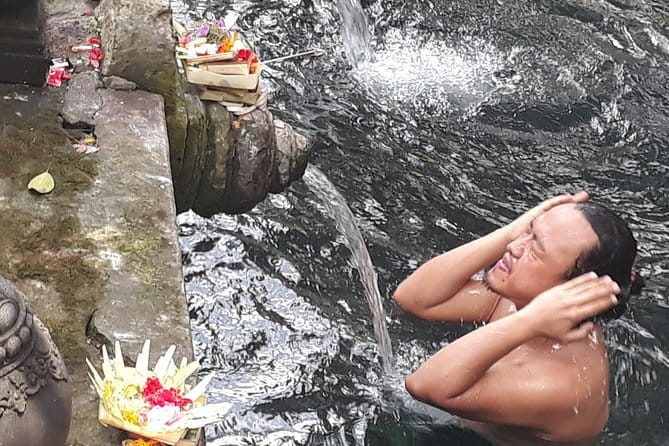 Ubud Water Temple Waterfall Terrace Swing Private Guided Tour - Key Points