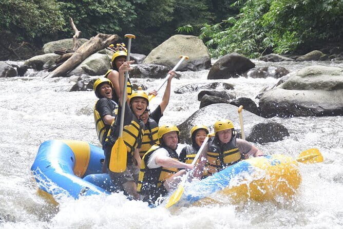 Ubud White Water Rafting and Cycling Tour All Inclusive - Key Points