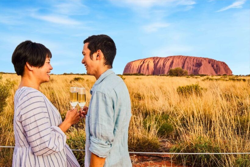 Uluru 1.5-Hour Sunset Tour with Sparkling Wine & Cheeseboard - An Authentic Uluru Sunset Experience