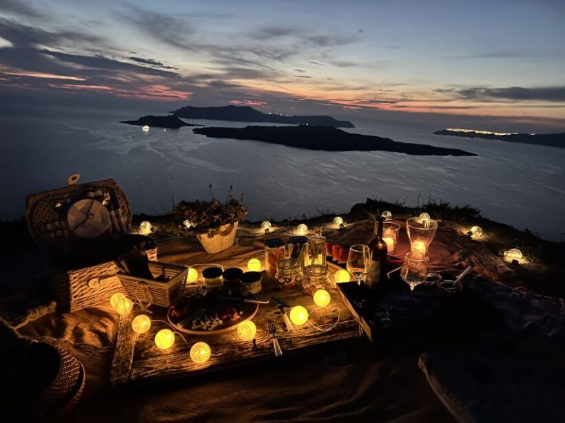 Uncrowded Santorini Sunset PicNic - Who Will Love This Experience?