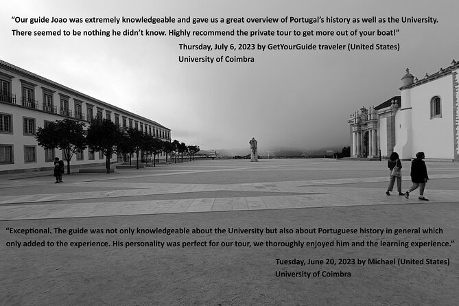 University of Coimbra - More Complete and Private Visit, Ticket Included - Personalized and Engaging Tour Experience