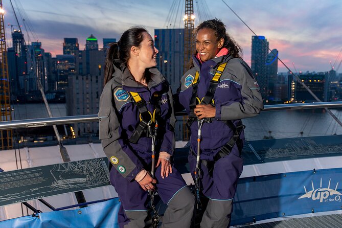 Up at The O2 Twilight Climb - Safety and Requirements