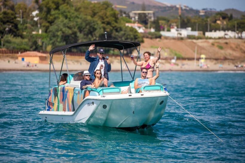 Up to 11 Pax enjoy the Marbella coast line on board - The Experience: What You Can Expect