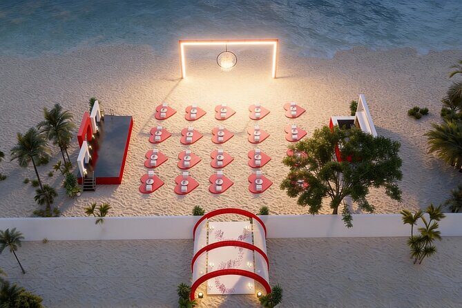 Valentine Day Beach Dinner and Fire Works Experience - The Sum Up