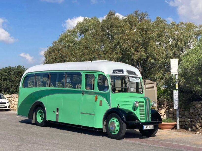 Valletta: Sunday Vintage Bus to Marsaxlokk - The Ride to Marsaxlokk