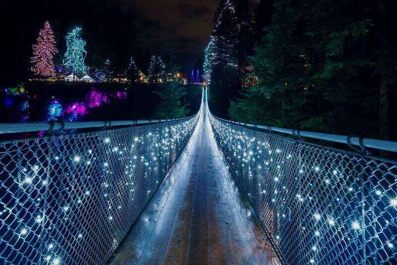 Vancouver and Capilano Suspension Bridge Canyon Lights - A Practical Guide to the Vancouver and Capilano Canyon Lights Tour