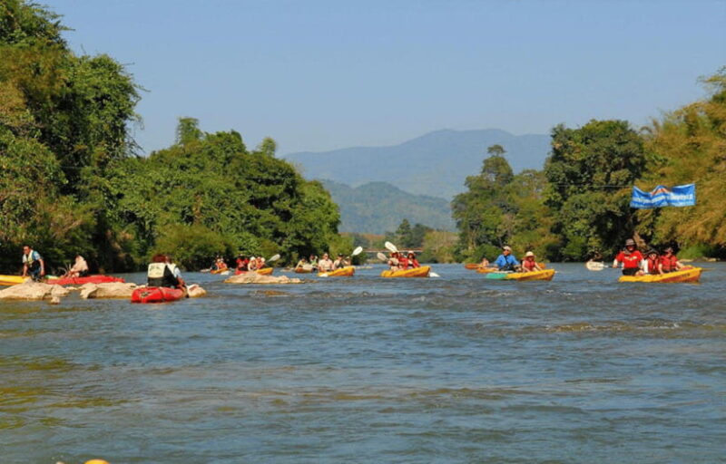 Vang Vieng: Zipline&Kayaking&BlueLagoon 1 - Transport & Group Size