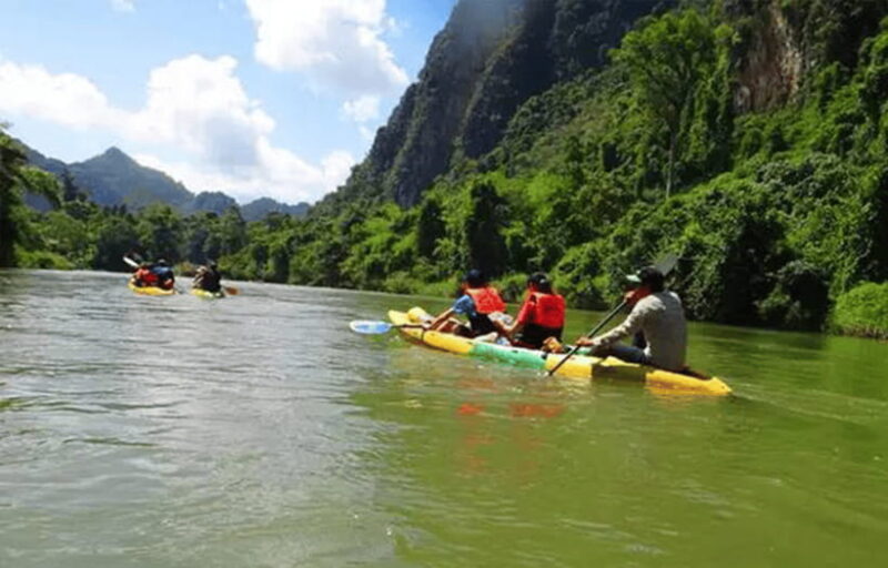Vangrong: Zipline, Rafting, 2 Cave Hikes, Kayaking, Lagoon 4 - Key Points