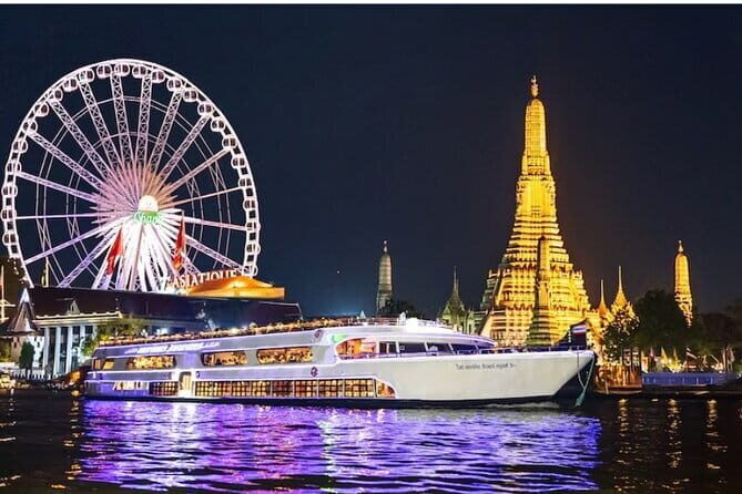 Vela Dinner Buffet Cruise with Bangkok Night Views and Shows - Frequently Asked Questions
