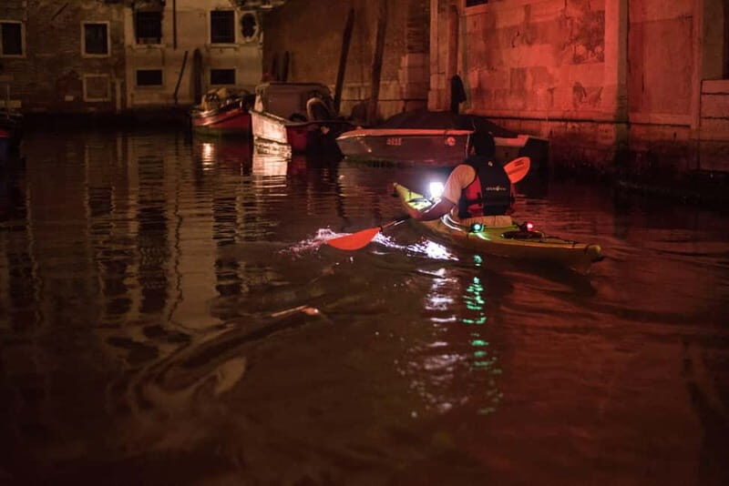 Venice: Night + Sunset Kayak Tour Kayak in the Canals - Key Points